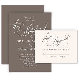 romantic wedding invitations