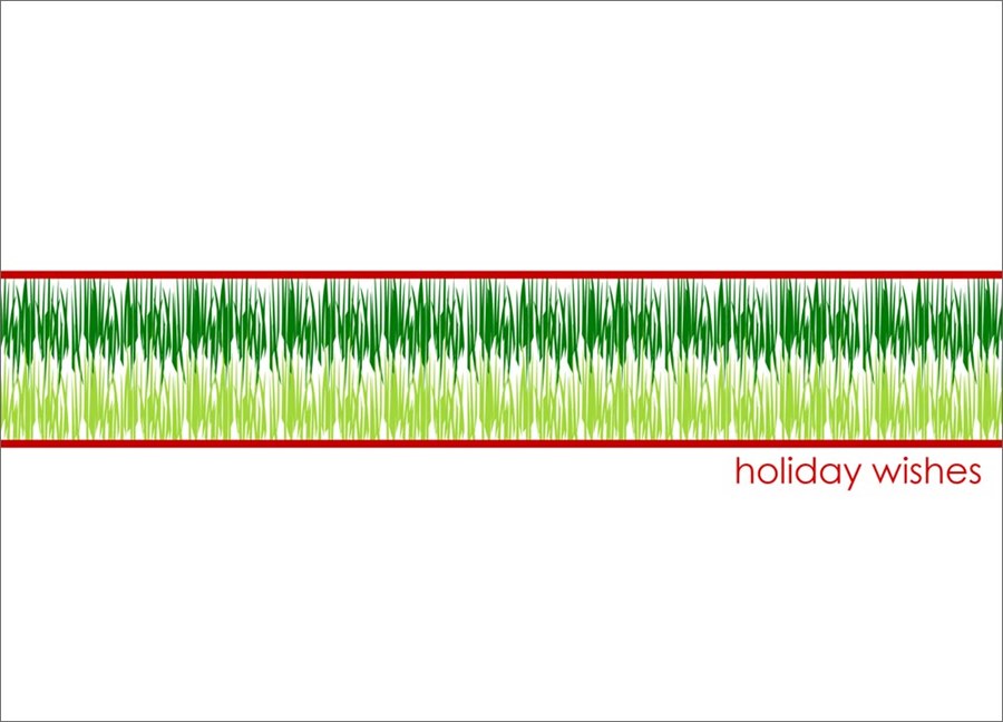 Grass Holiday - Christmas Greeting Cards by CardsDirect