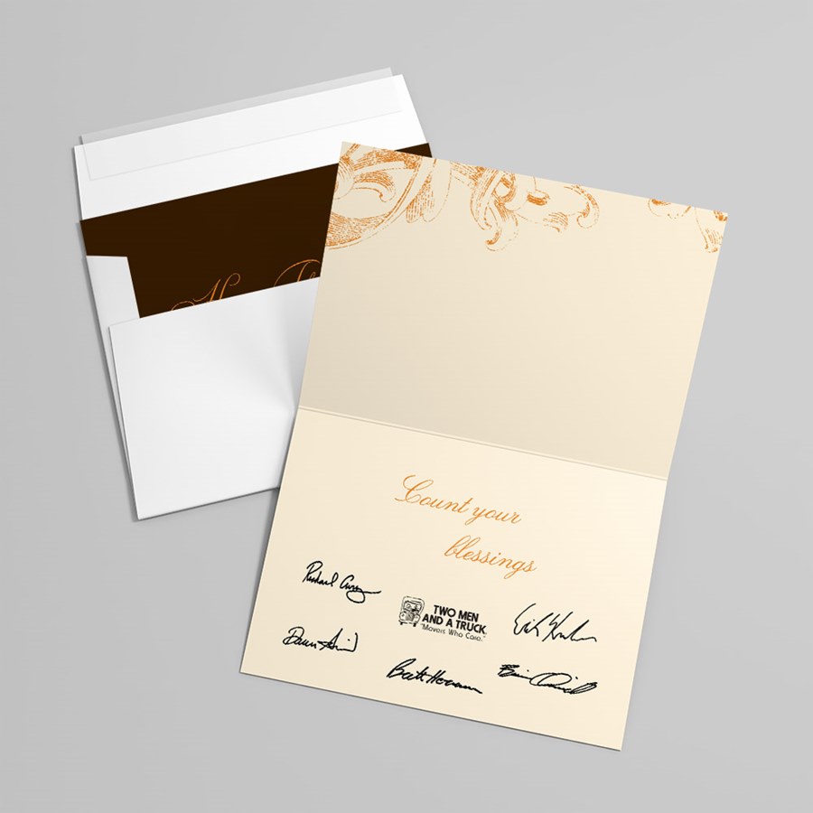 Thanksgiving Scroll - Holiday Greeting Cards by CardsDirect