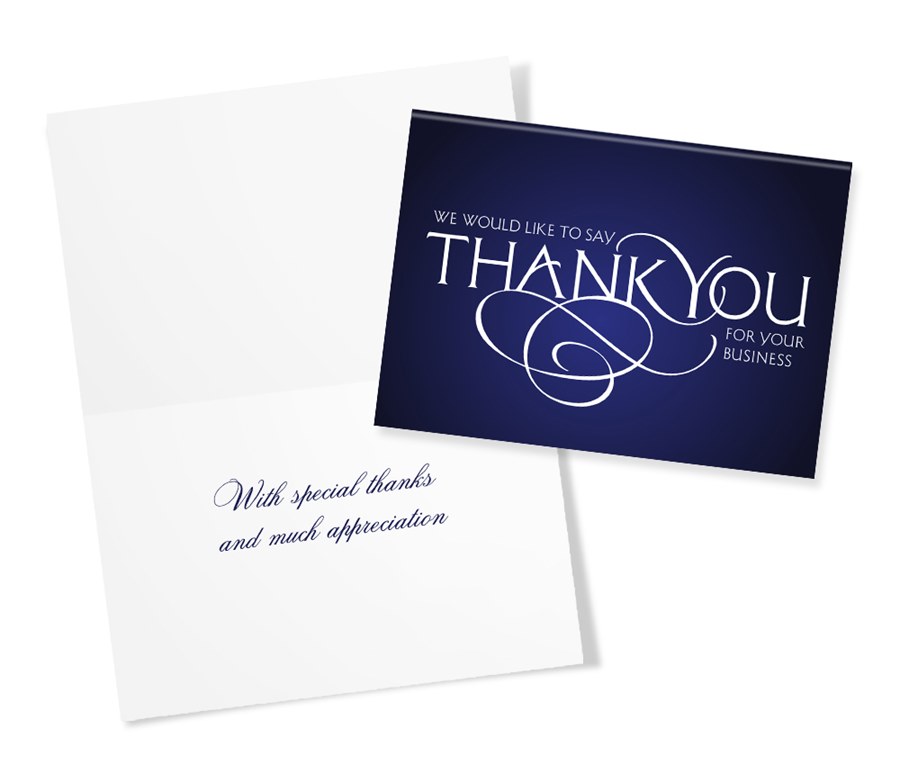 30 Assorted Thank You Greeting Cards for Business