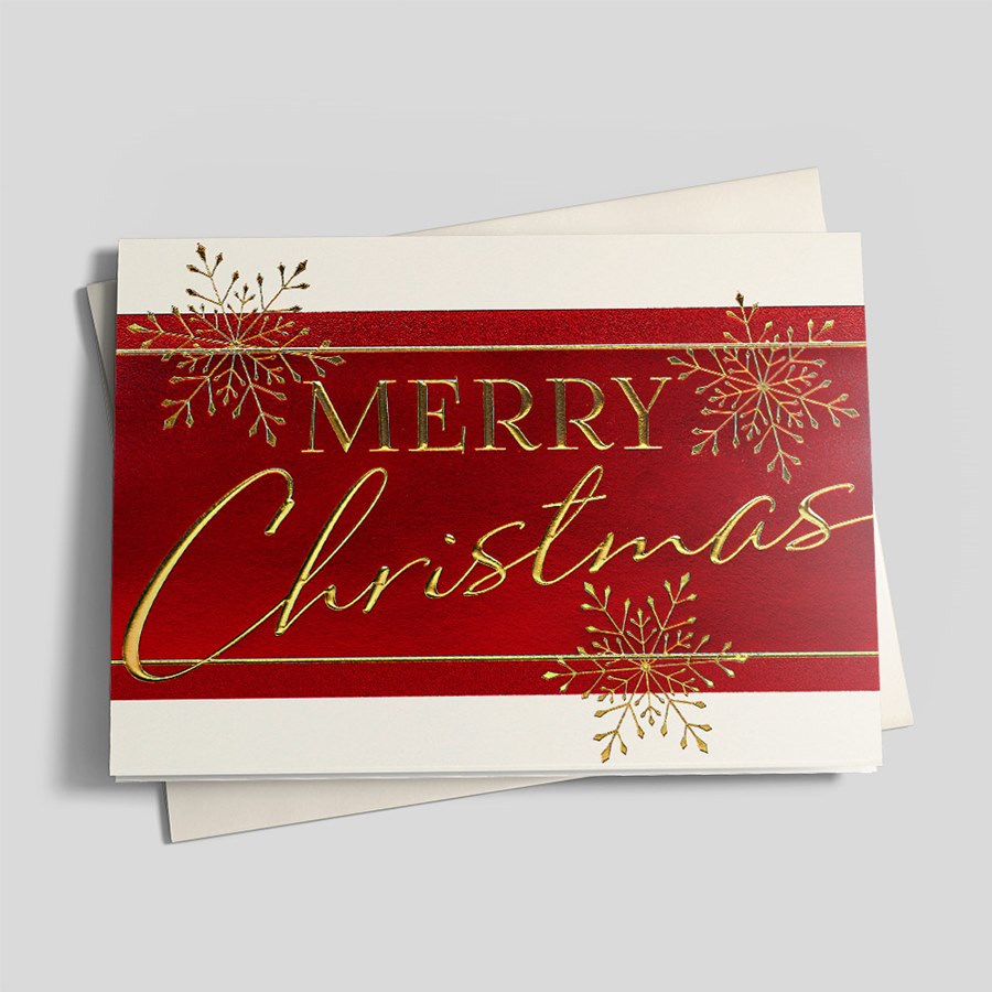 Gilded Carols - Christmas Greeting Cards by CardsDirect